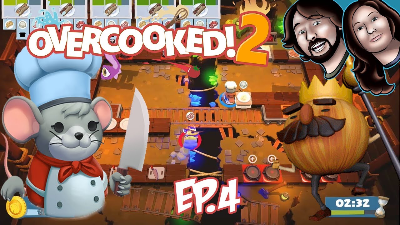 Watch for Flying Food! Overcooked 2 | Ep.4 - YouTube