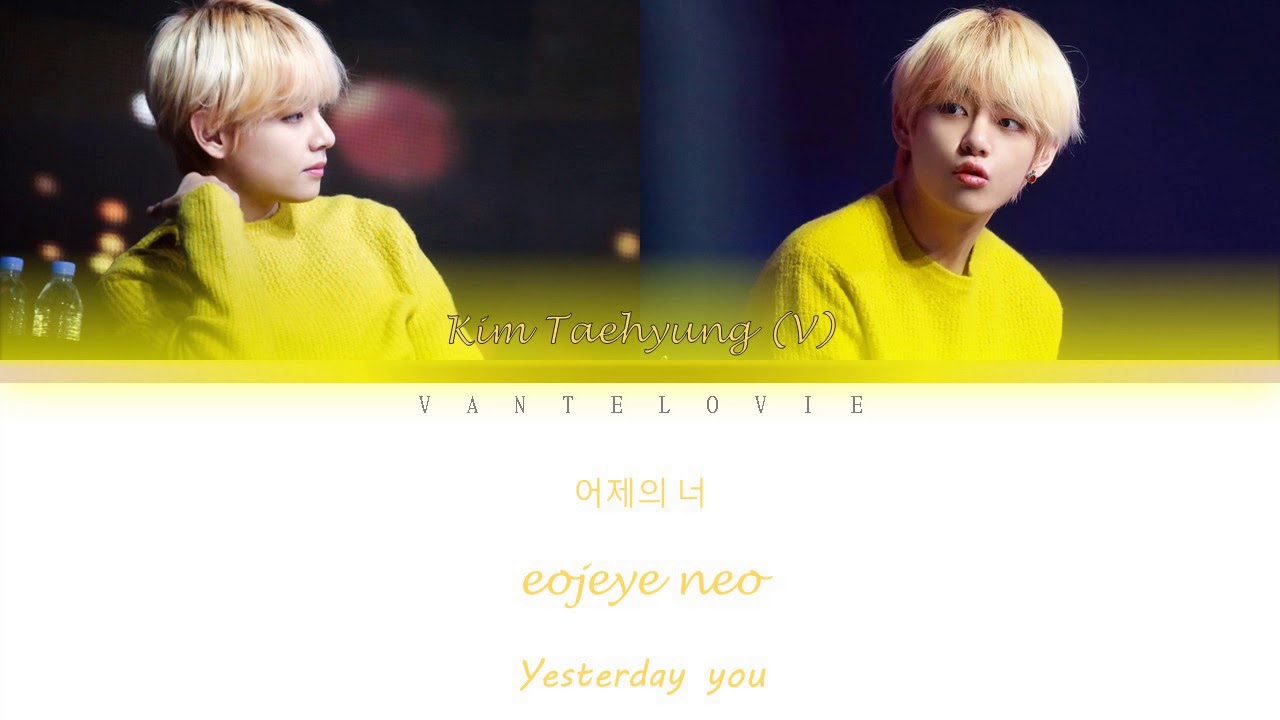 BTS V - Inner Child (Han_Rom_Eng) Lyrics - YouTube