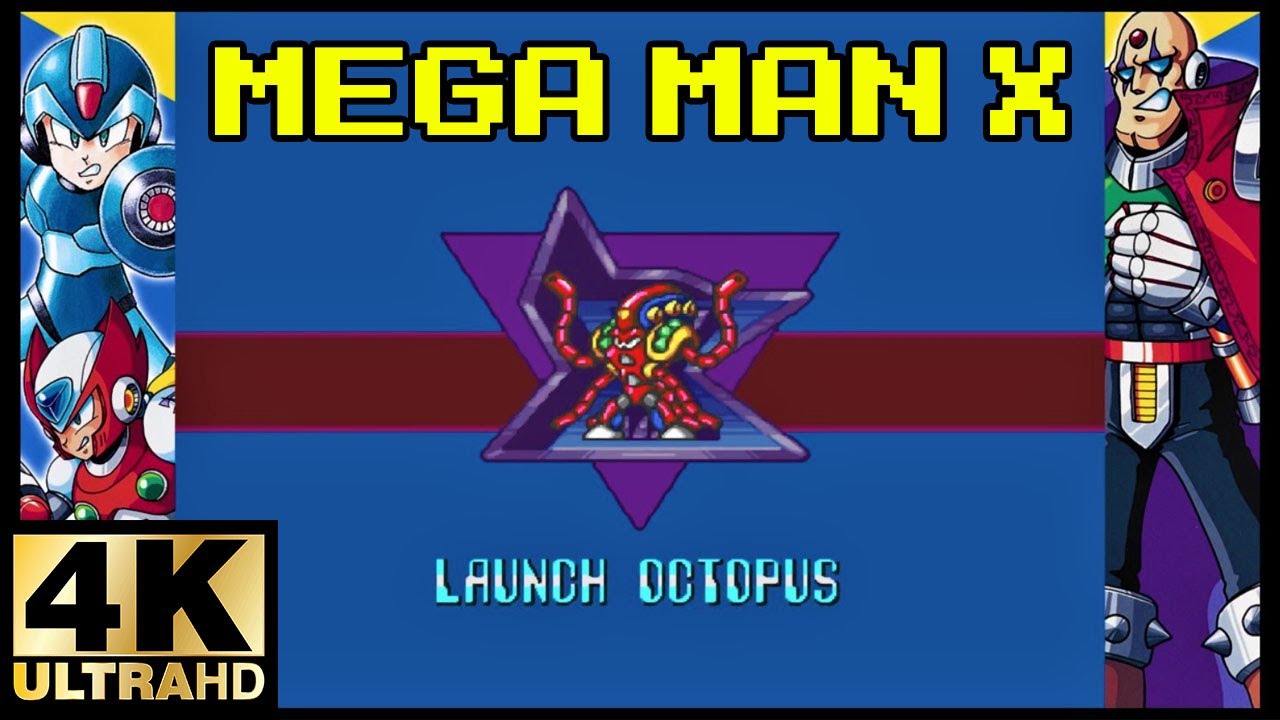 Mega Man X: Launch Octopus [4K] - YouTube