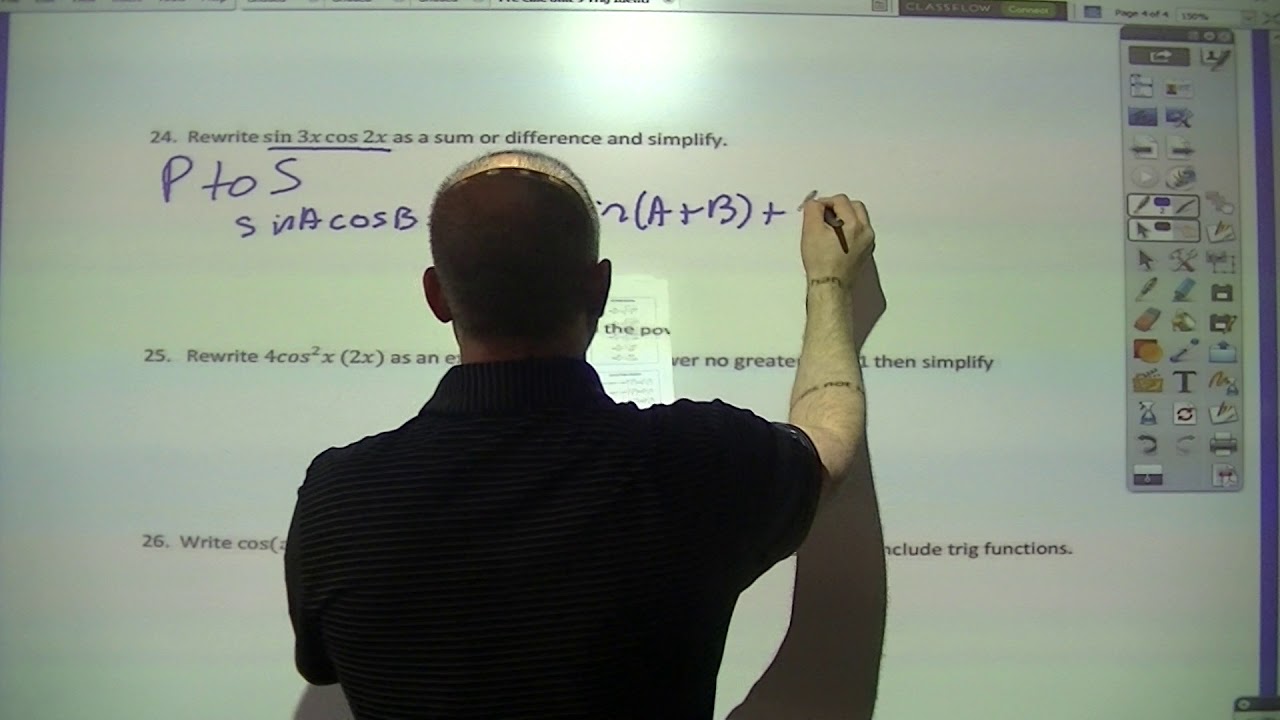 Pre Calc Unit 9 Sample Test Trig Identities/Equations Part 2 - YouTube