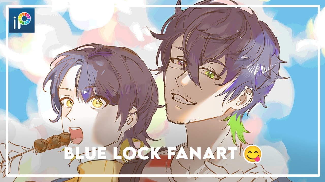 [Blue Lock] Aiku And Bachira Fanart Drawing 😋 - YouTube