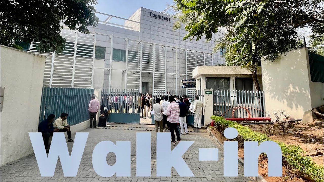 Cognizant Walk-in - YouTube
