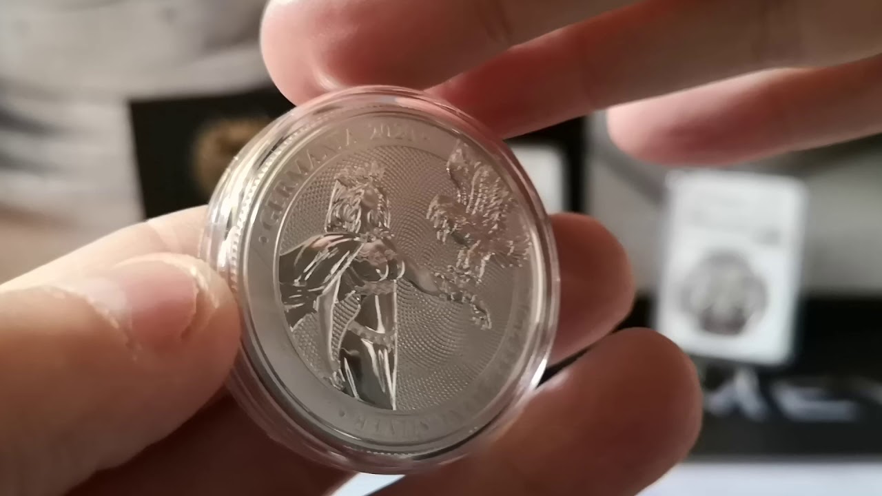 2020 Germania 1oz Silver BU 9999 Coin unboxing!! Limited release 25 000 ...