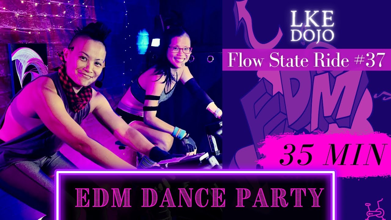 EDM DANCE PARTY (Int/Adv) // FSR #37 // Indoor Cycling Workout Spin Class // 35m - YouTube
