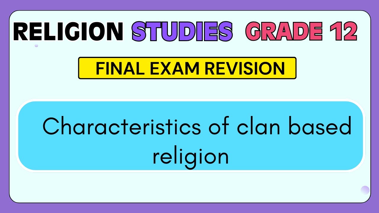 Religion Studies Grade 12 Top Past Exam Questions & Answers EXPLAINED ...