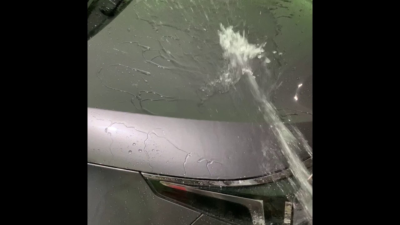 Water Sheeting | Dp Max Wax - YouTube