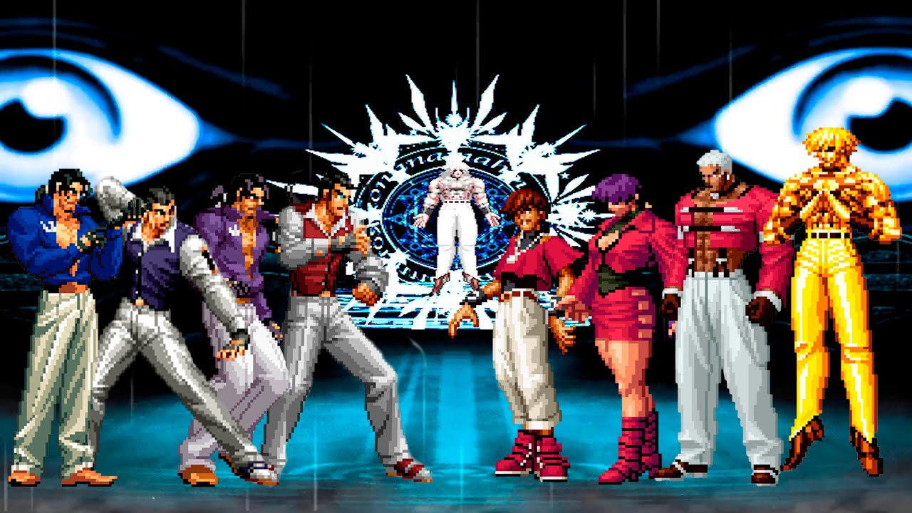 [KOF Mugen] Robert Garcia Team vs Orochi Team - YouTube