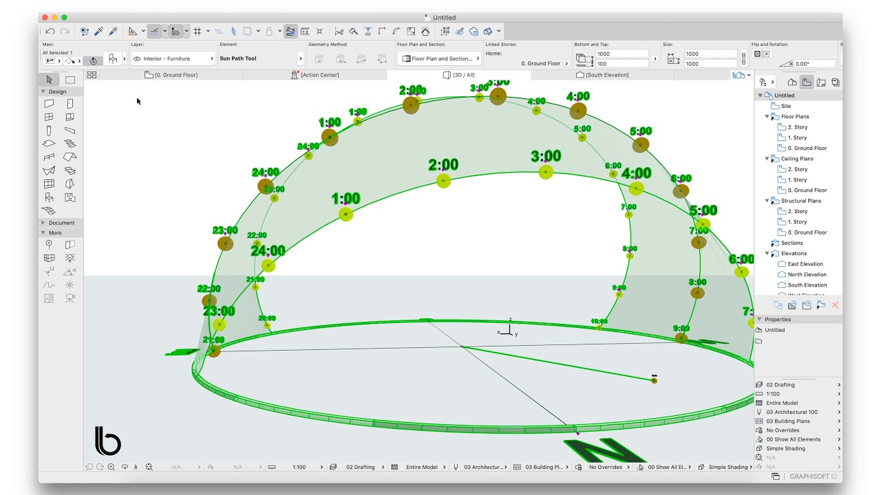 SunPathTool for ARCHICAD - UPDATE (V23.5) - YouTube