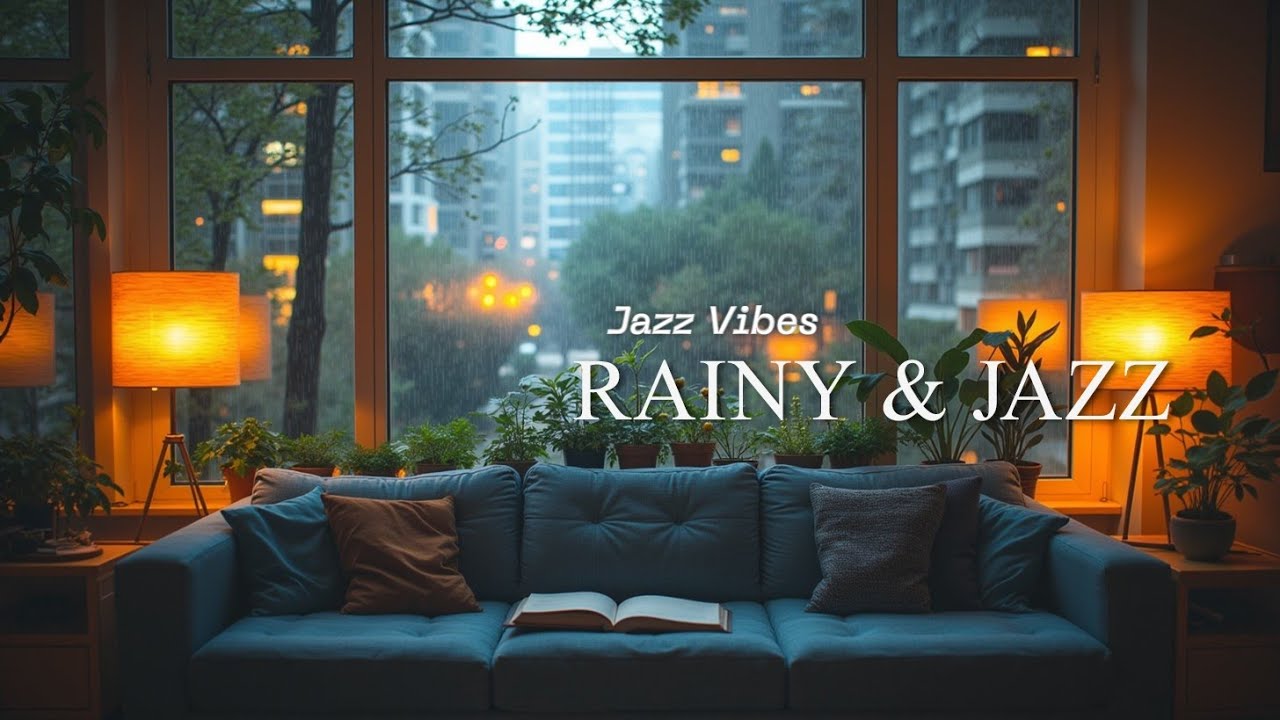 Cozy Rain & Jazz - Enjoy Soothing Rain Sounds & Relaxing Jazz Music in ...