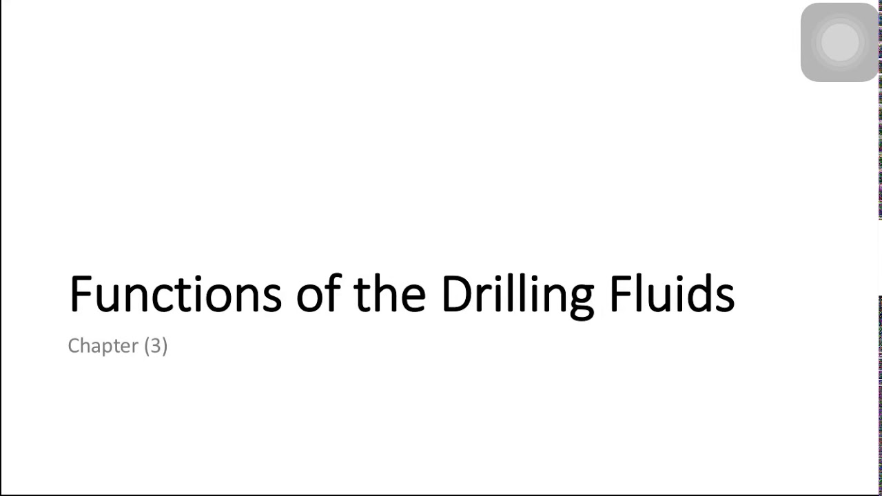 Functions of Drilling Fluids - Basic Mud School - YouTube