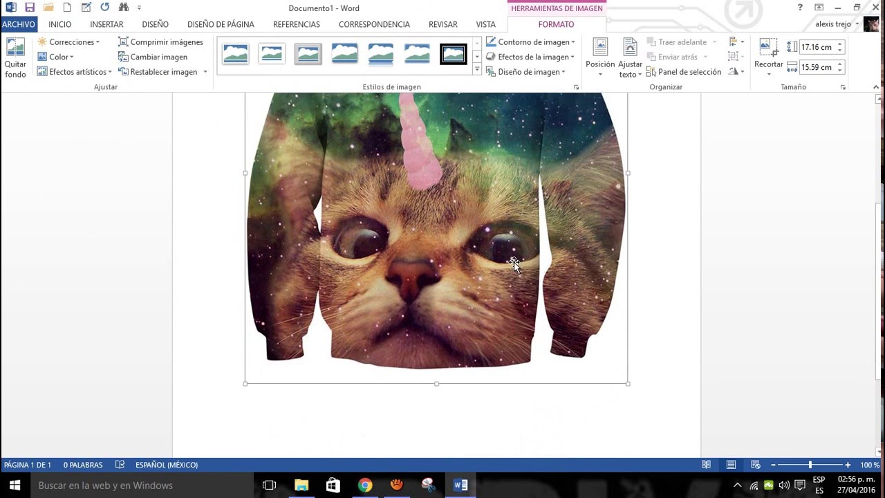 Ficha insertar en Word 2013 - YouTube