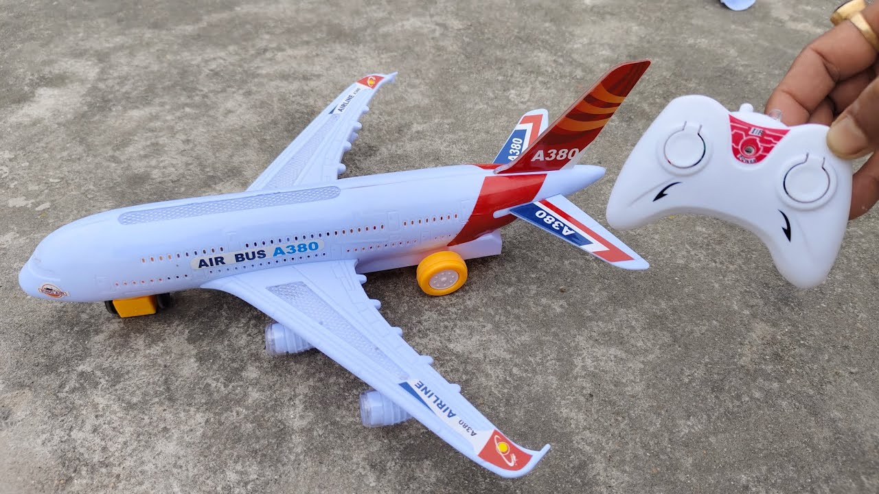 mini aeroplane remote control unboxing and fly test video - YouTube