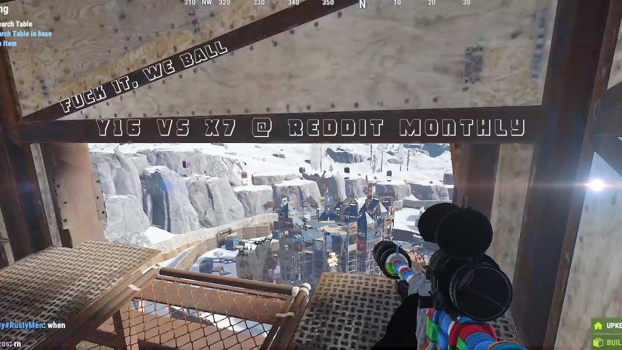 RUST Reddit Monthly Y16 Raid on X7 - YouTube