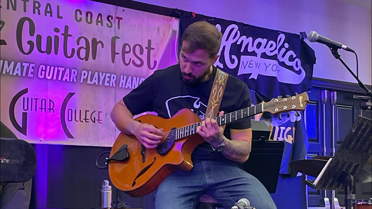 Live from Central Coast Jazz Guitar Fest. ⁠@RicardoGrilli John Stowell ...
