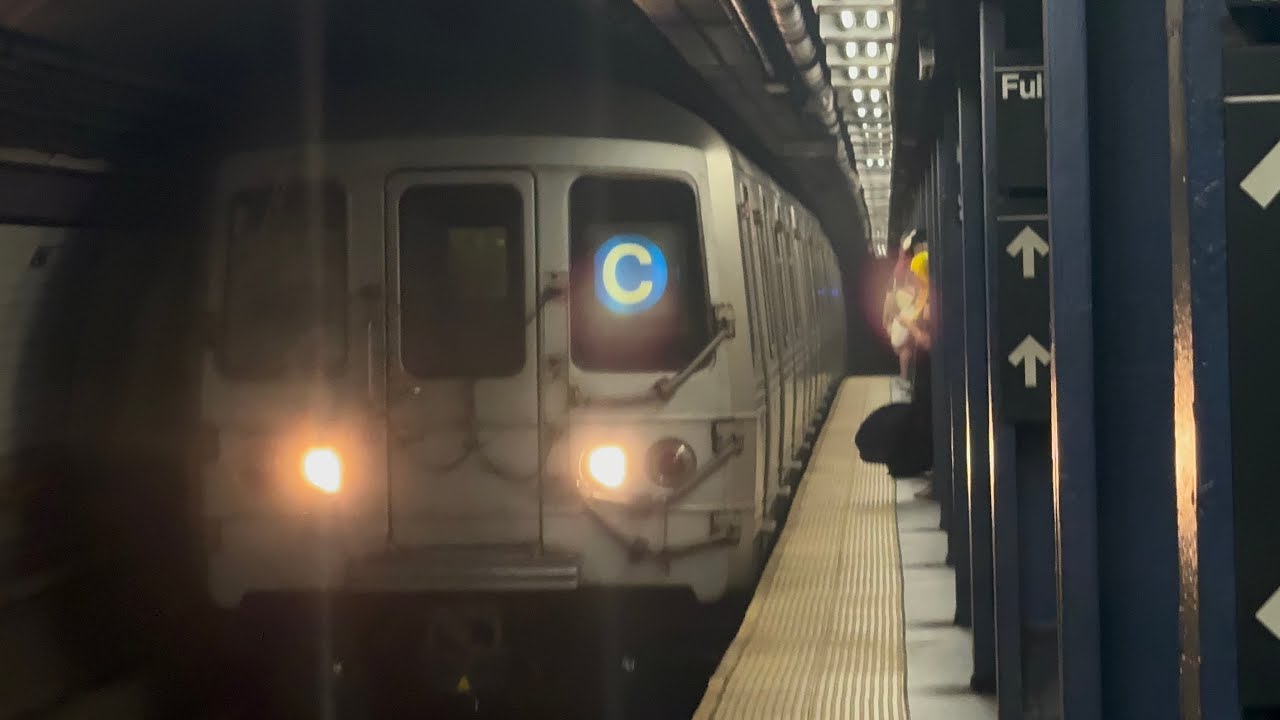 ⁴ᴷ⁶⁰ IND Fulton Lines: Fulton St (A/C) Subway Action (R46, R179, R211A ...