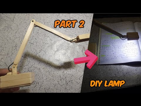 How to Make a Wooden Desk Lamp at Home | Part 2 | Wiring & Final Setup ...