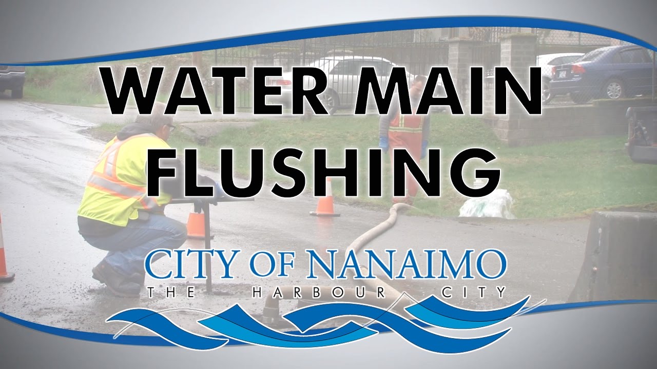 Water Main Flushing 2017 (CITY of NANAIMO) - YouTube