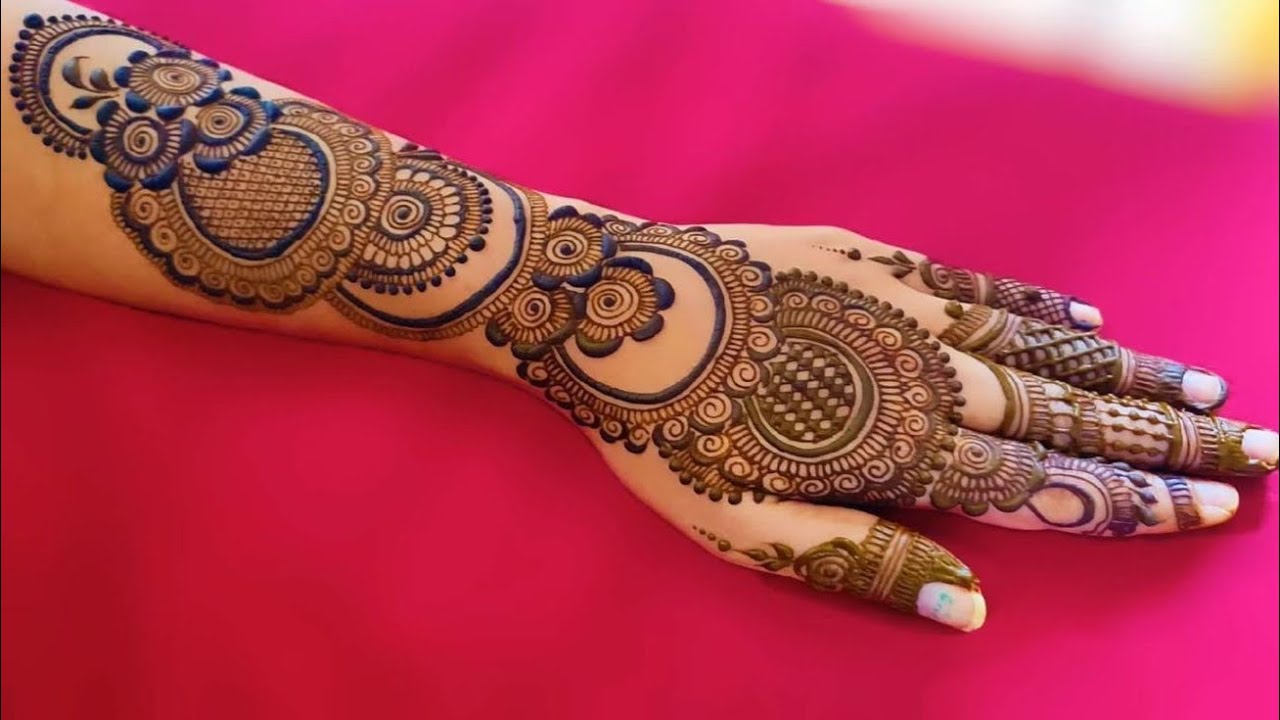 full hand bridal bharwa hath | new mehandi designs - YouTube