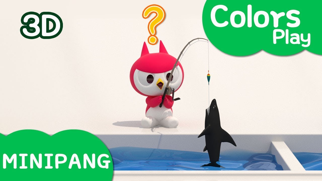 Learn colors with Miniforce | Colors Play | Shark Fishing | Mini-Pang ...