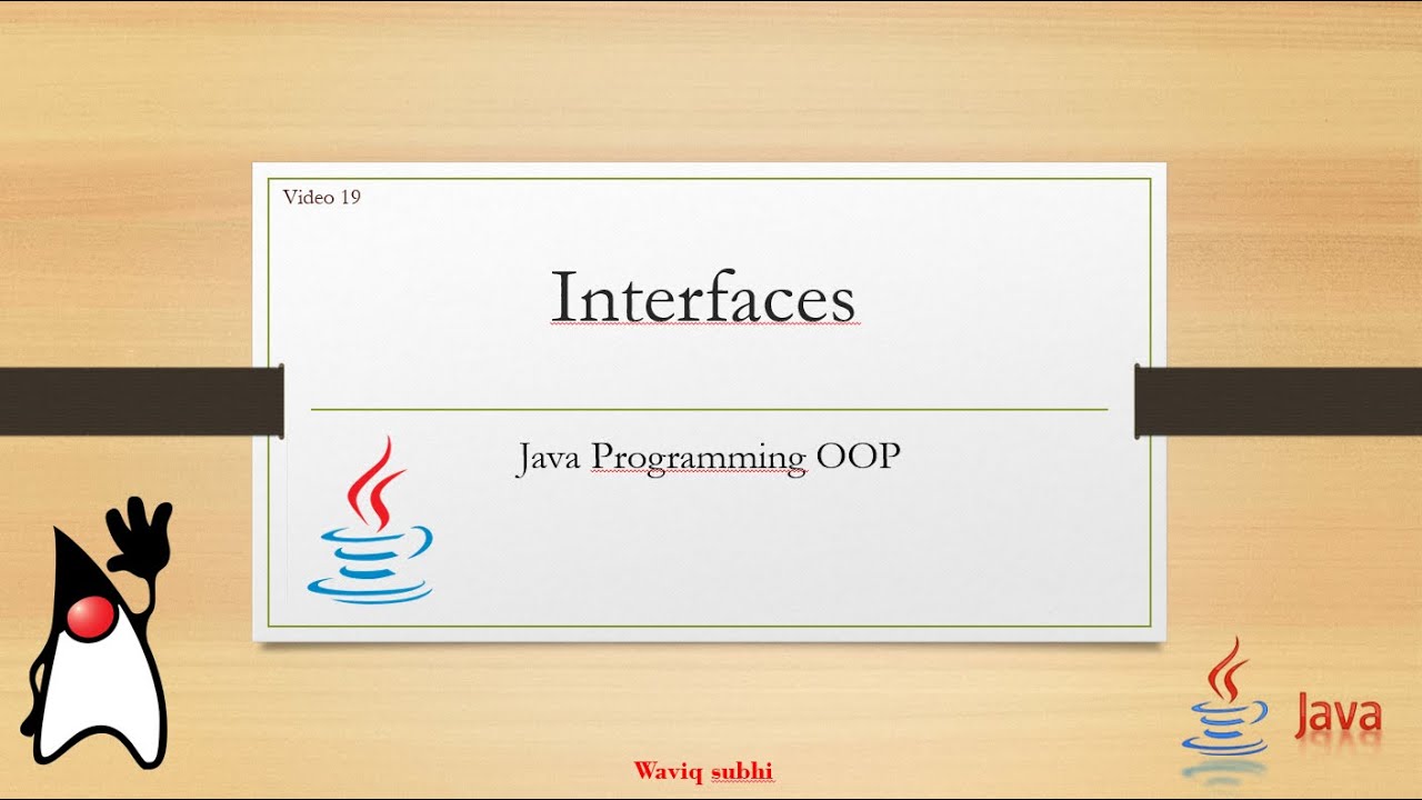 Belajar OOP (Interfaces dan turunan ke kelas) - YouTube