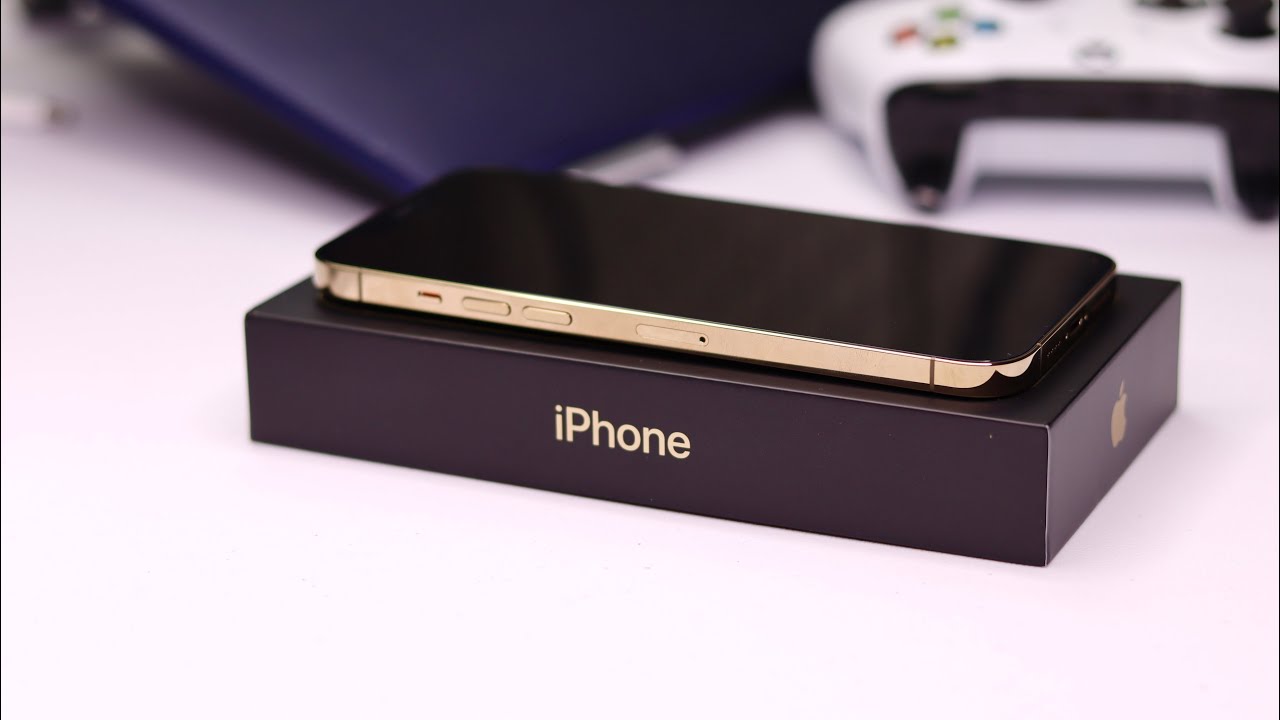 iPhone 12 Pro Max Dorado Unboxing - YouTube