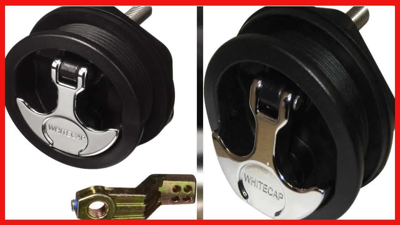 Whitecap T-Handle Non-Locking Latch - YouTube