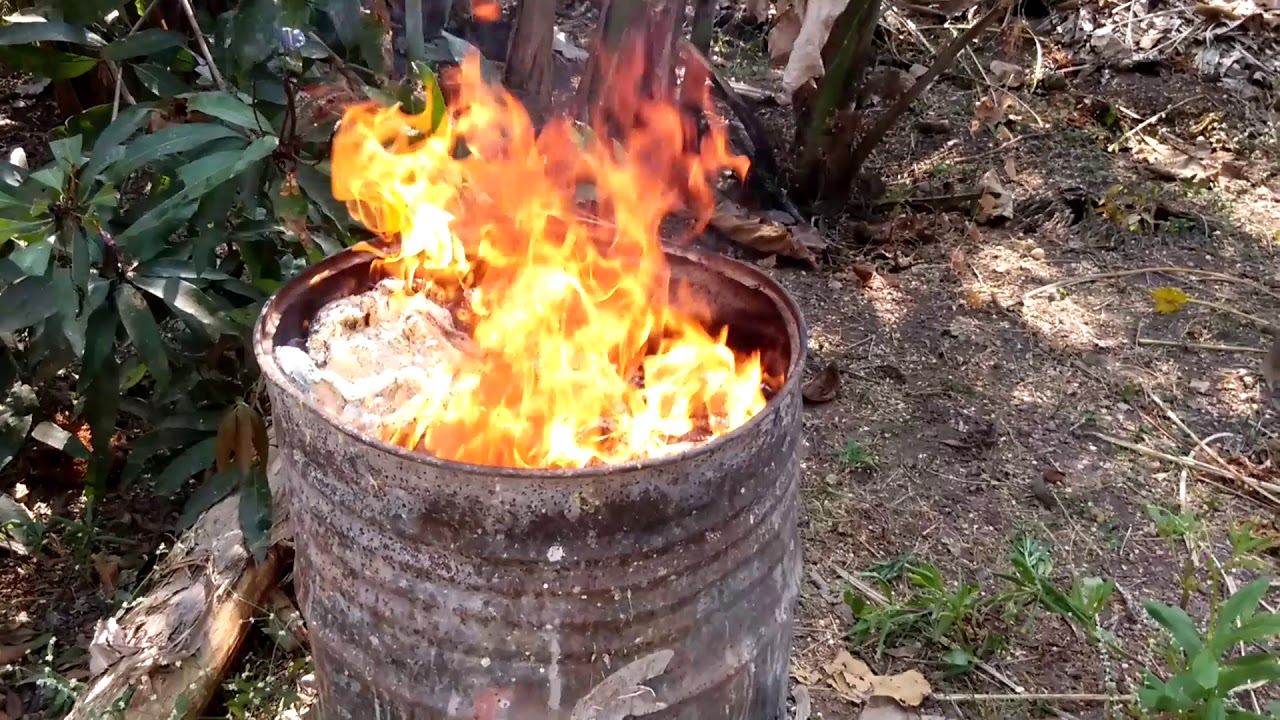 Cheap DIY incinerator under 7 USD (Rs. 450) for burning baby diapers or ...
