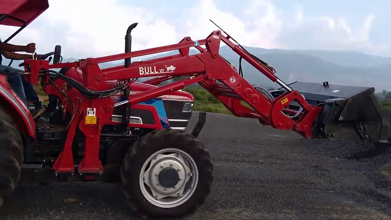 Bull tractor attachment - YouTube