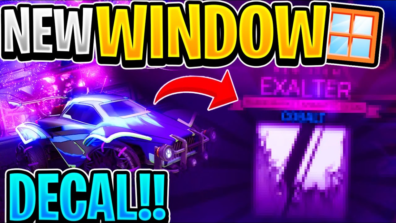 ROCKET LEAGUE ITEM SHOP - *BLACK MARKET* Cobalt Exalter Decal - 19.3.23 ...