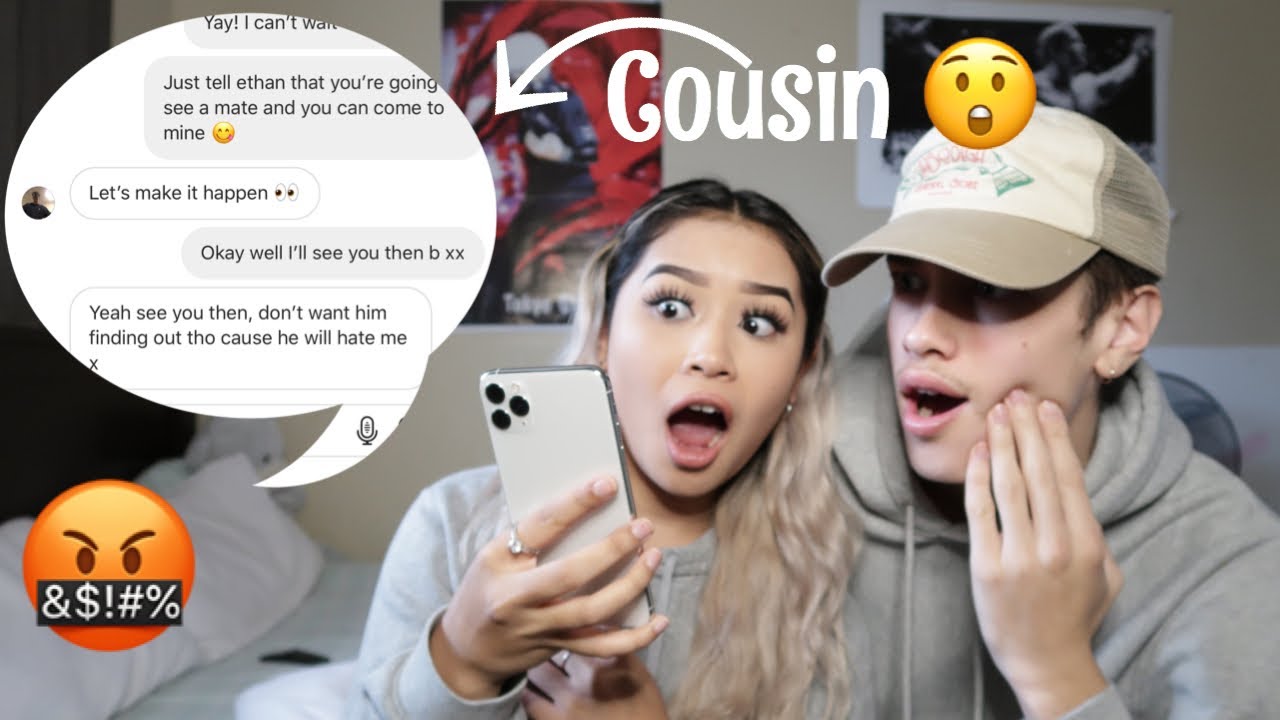DM'ING MY BOYFRIENDS BEST FRIEND!! - YouTube