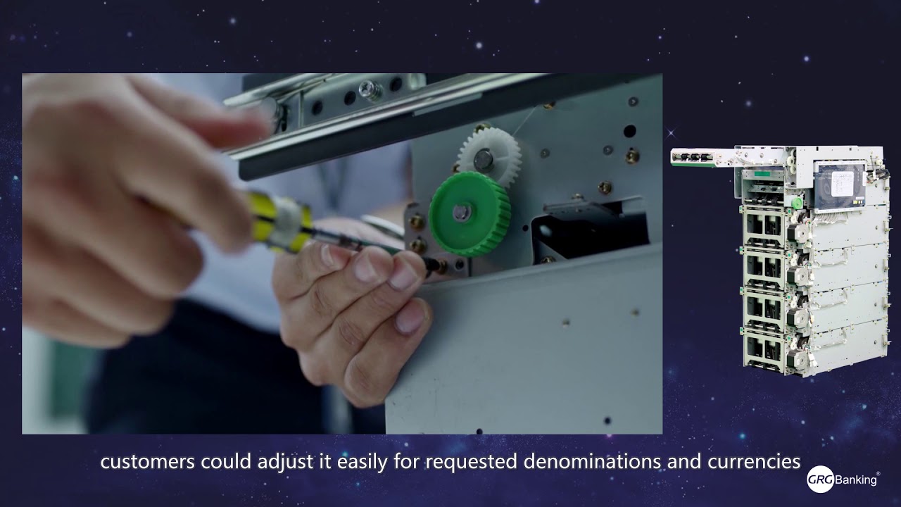 Bundle Cash Dispensing Module CDM8240N GRG - YouTube