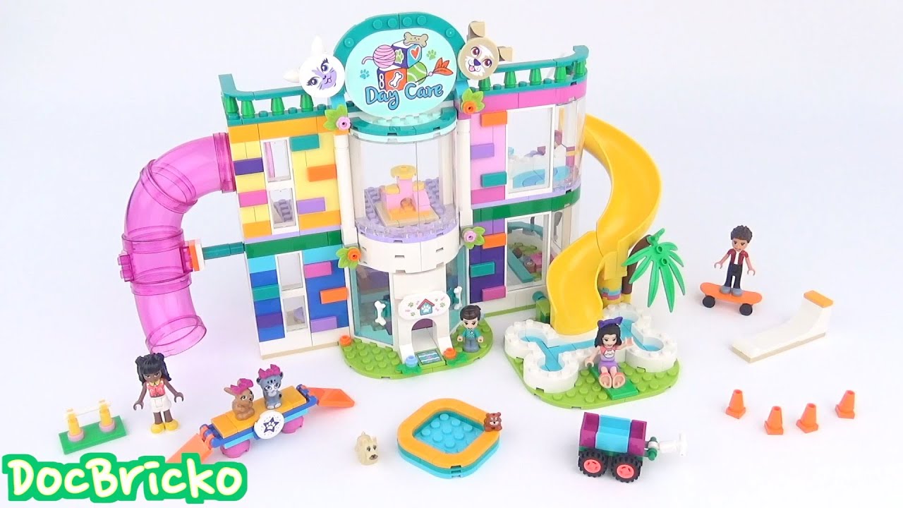 LEGO Friends Pet Day-Care Center 41718 - YouTube