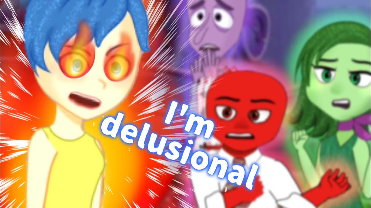 Joy is delusional / inside out 2 movie in gacha - YouTube