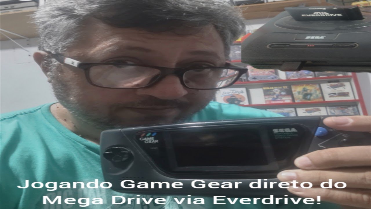 Jogando Game Gear Direto do Mega Drive Via Everdrive - YouTube