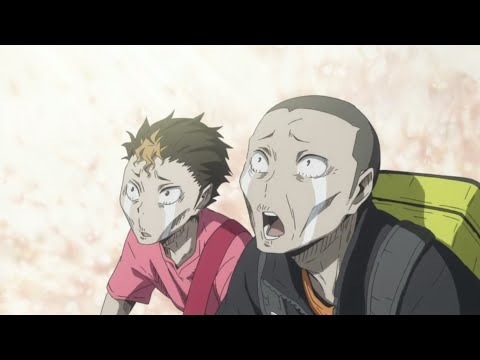 Nishinoya & Tanaka relieved on seeing Kiyoko_Haikyu!!(Eng Dub)