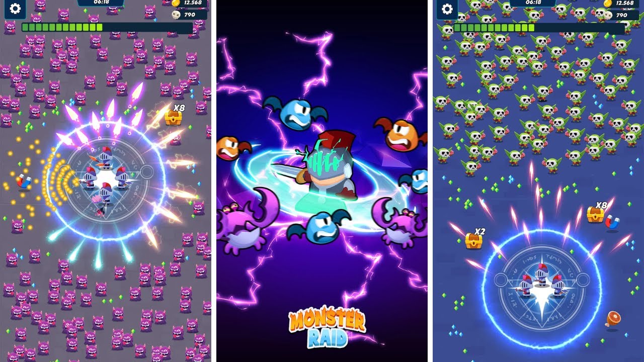 Monster Raid: Epic Survival Gameplay (Android, IOS) - YouTube