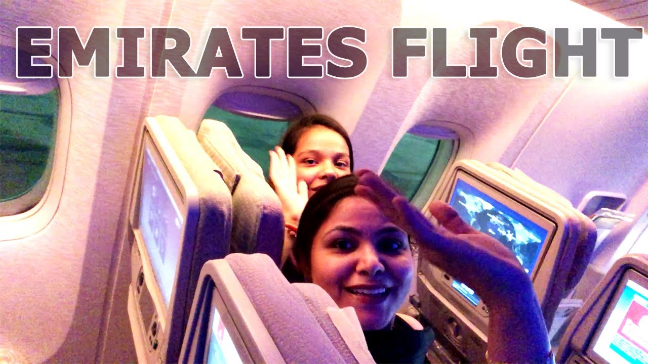 Inside Emirates Flight Delhi Dubai Delhi EK 513 EK 512 #dubaitour # ...