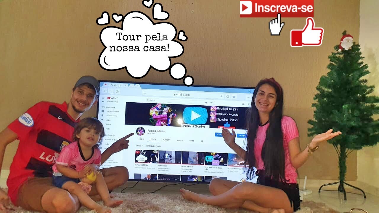 Tour pela nossa casa... - YouTube
