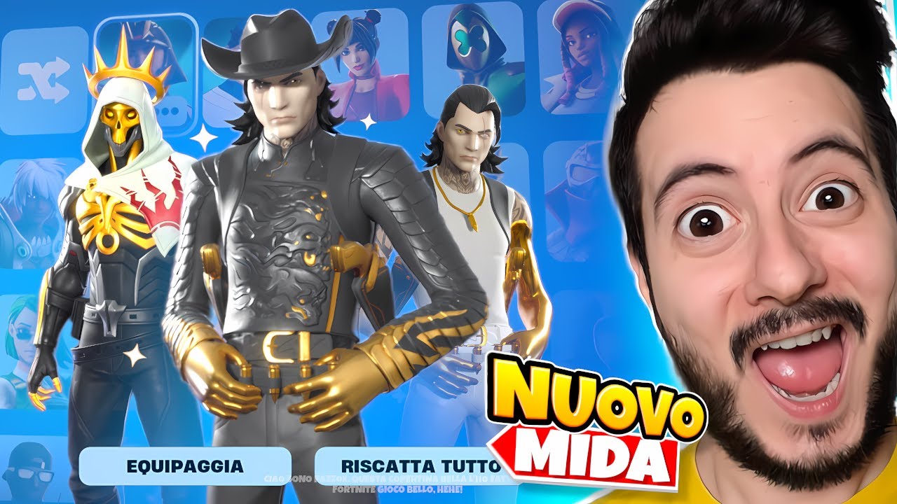 ECCO IL NUOVO MIDA E SKIN GRATIS COLLAB SU FORTNITE Stagione 2 Capitolo ...