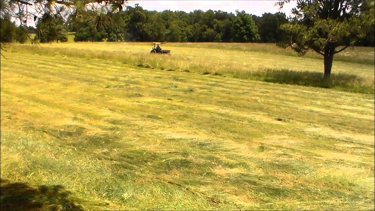 Summer Farming: Cutting, Raking, and Baling Hay - YouTube
