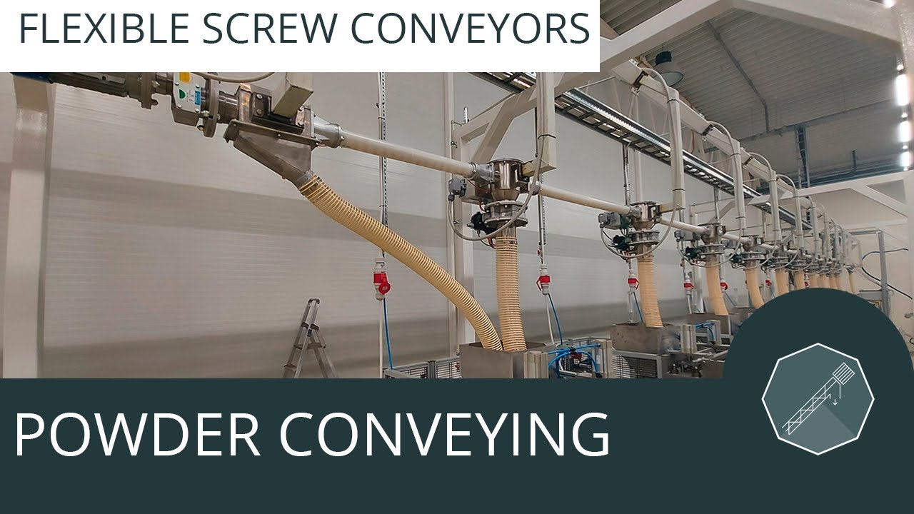 Flexible screw conveyors: multiple feeding in system for producing corn ...