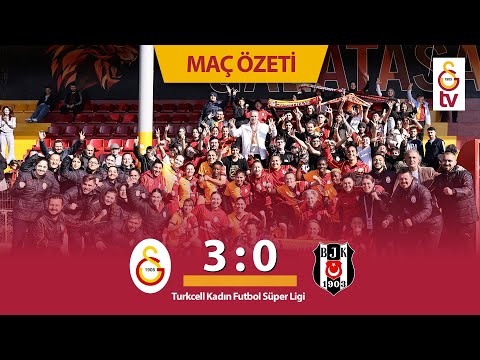 Maç Özeti | Galatasaray Petrol Ofisi - Beşiktaş UP (Turkcell Kadın Futbol Süper Ligi 21. Hafta)