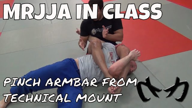 Armbar from the Technical Mount (Pinch Variation) - Brazilian Jiu-Jitsu ...