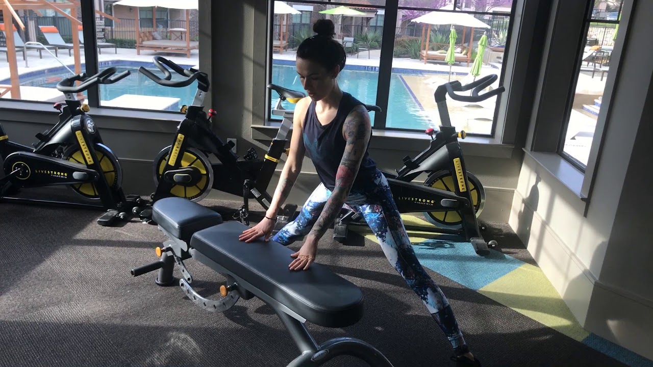Bench Adductor Stretch - YouTube