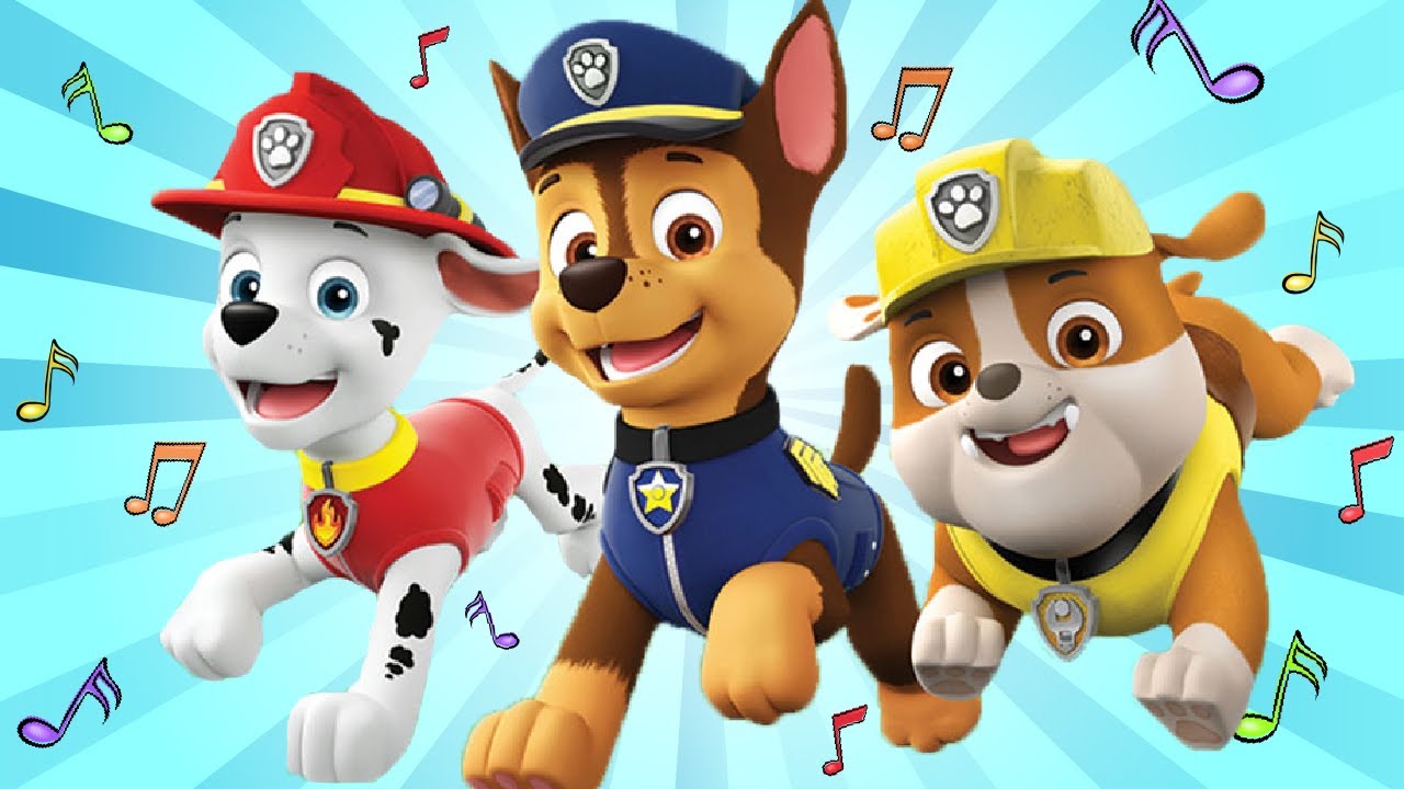 PAW Patrol On a Roll | Finger Family Song Paw Patrol | Family Nursery ...
