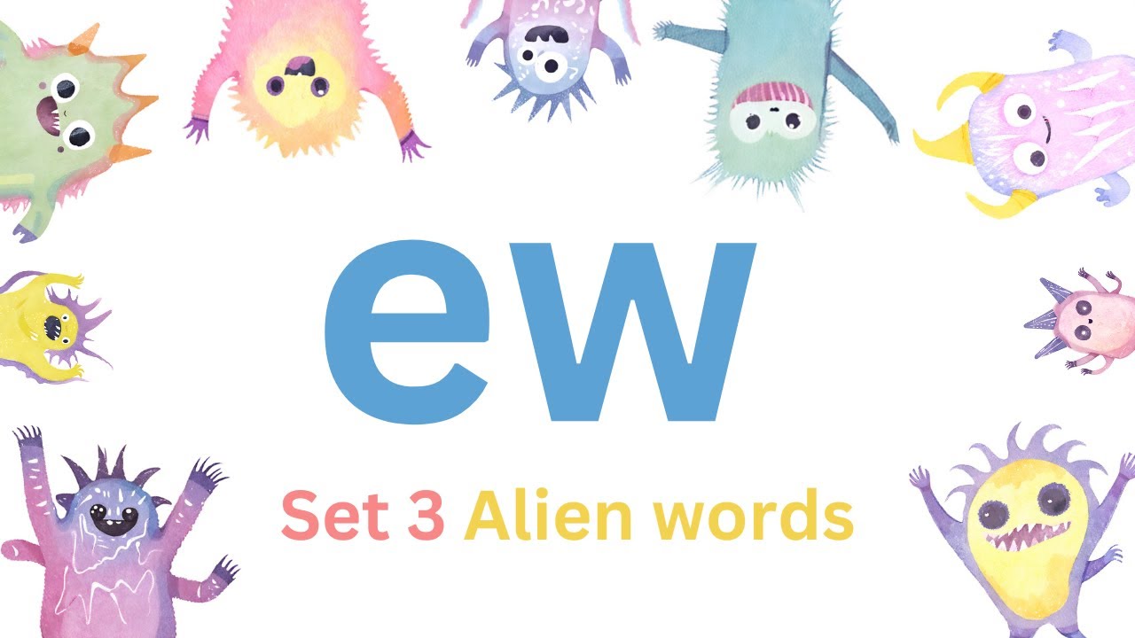 Alien words set 3 sounds practice learn to read phonics screening check ...
