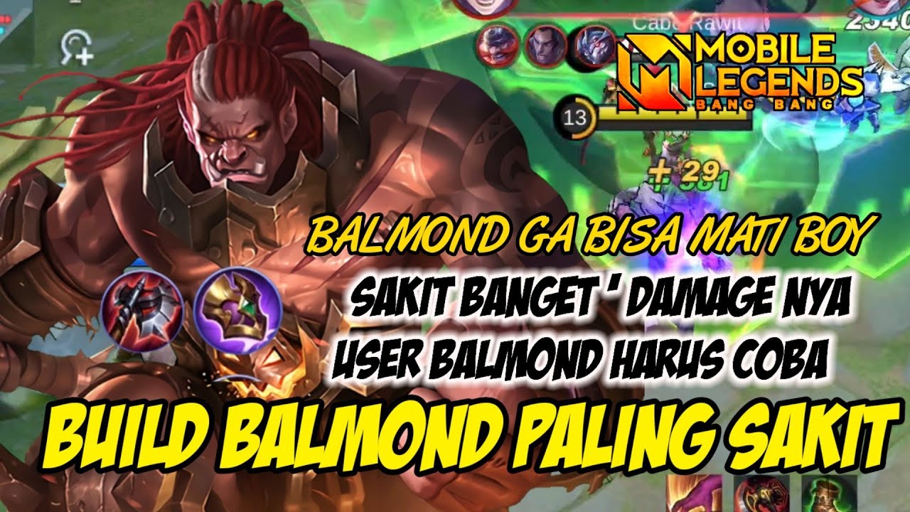 CARA MAIN BALMOND KERAS, BUILD BALMOND PALING SAKIT & KERAS 2022 MLBB ...