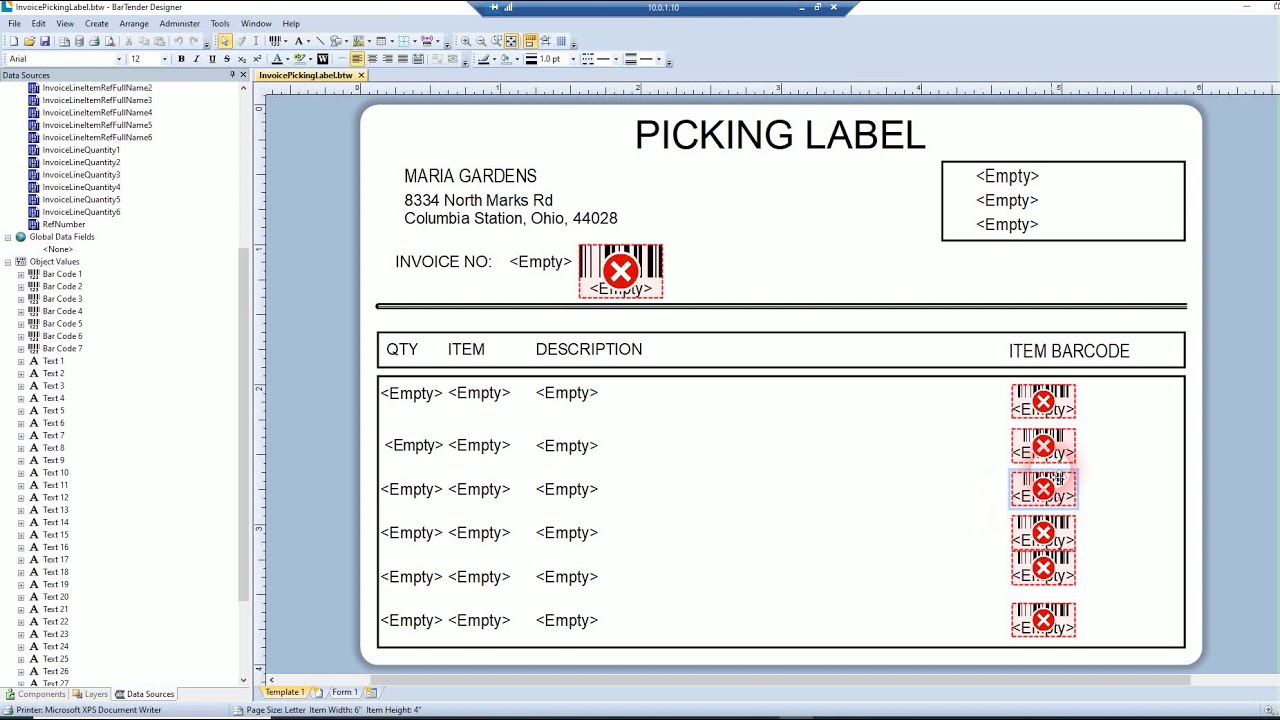 Label Connector for QuickBooks Invoice Packaging Mode - YouTube