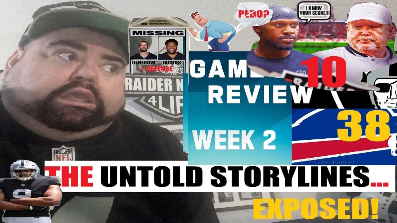 RAIDERS VS BILLS AFTER-MATH | UNTOLD STORYLINES EXPOSED!! POST GAME ...