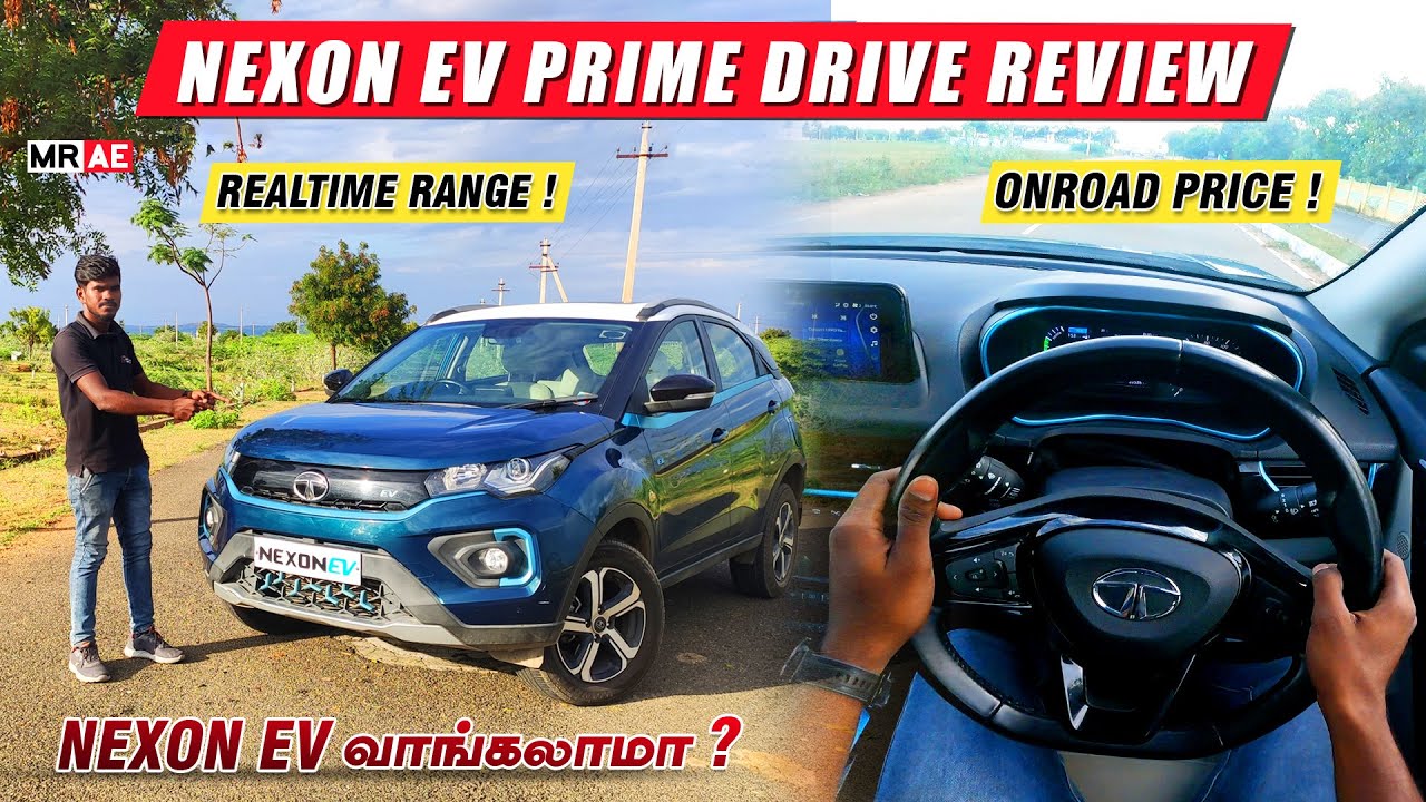 Tata Nexon Ev Drive Review Tamil | Onroad Price | Realtime Range ...